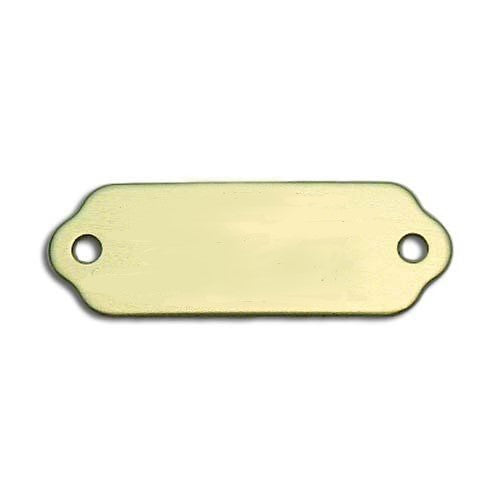 Aluminum Rectangle Rivet Tag- Gold – Embroidery and Engraving Concepts